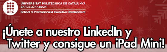¡Síguenos en las redes sociales de la UPC School y podrás ganar un iPad ...